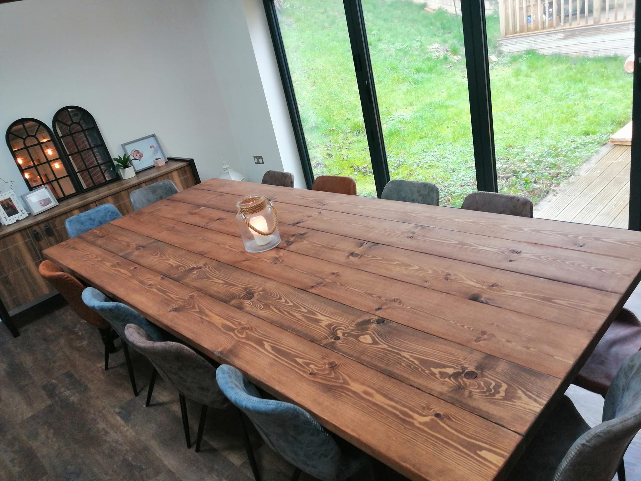 Reclaimed Solid Wood Dining Table | The Bespoke Carpentry Co.